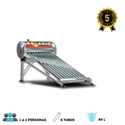 Calentador Solar Tlaloc 12 Tubos Baja Presión 150 Litros | LedsBeSolar