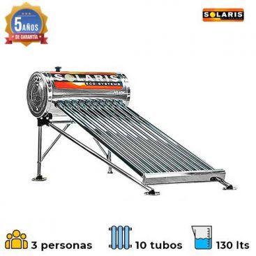 Calentador Solar Tlaloc 12 Tubos Baja Presión 150 Litros | LedsBeSolar