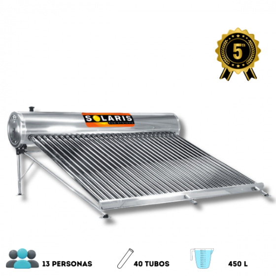 Calentador Solar Tlaloc 12 Tubos Baja Presión 150 Litros | LedsBeSolar