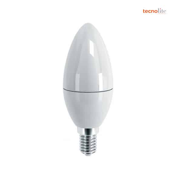 FOCO LED 4W TIPO VELA E12 COLOR BLANCO - LEDSBeSolar