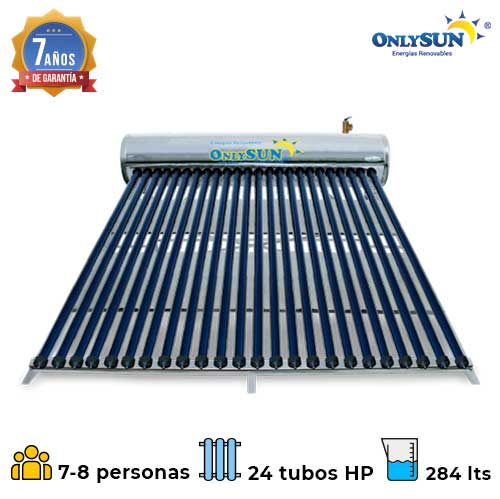 Calentador Solar Tlaloc 12 Tubos Baja Presión 150 Litros | LedsBeSolar