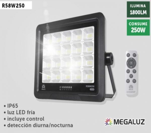 Reflector Led solar 250W 6.500K (luz fría) | LedsBeSolar