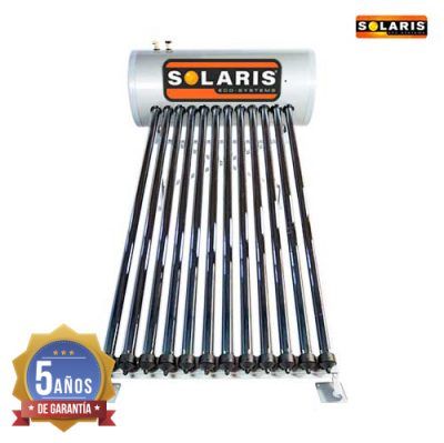 Calentador Solar Solaris Presurizado 12 Tubos 128 Litros | LedsBeSolar