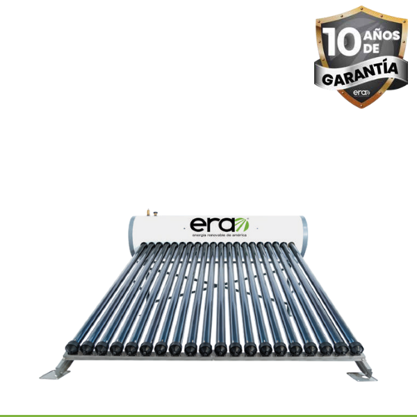 Calentador Solar Era 20 Tubos Alta Presión - 10 años de garantía.
