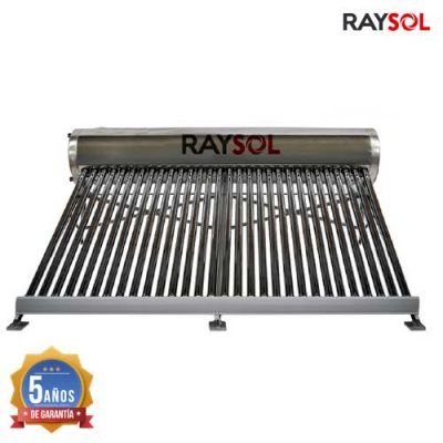 Calentador Solar Raysol 30 Tubos Baja Presión 330 Litros | LedsBeSolar