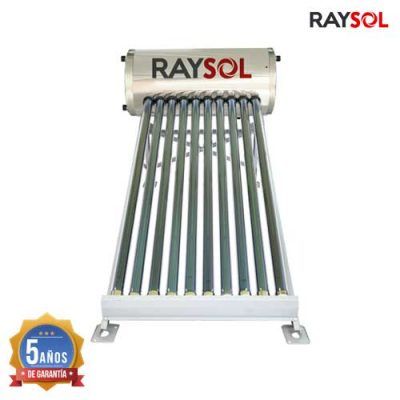 Calentador Solar Raysol 10 Tubos Baja Presión 115 Litros | LedsBeSolar