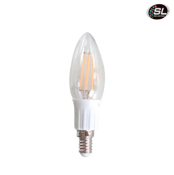 Foco LED 4W tipo Vela Base E14 | 440 Lumens | LedsBeSolar