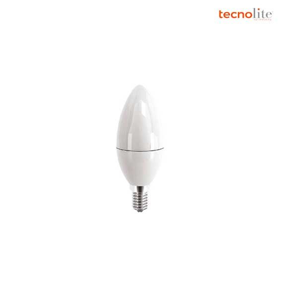 Foco LED Tipo Vela de 4W 3000K Base E14 | LEDSBeSolar