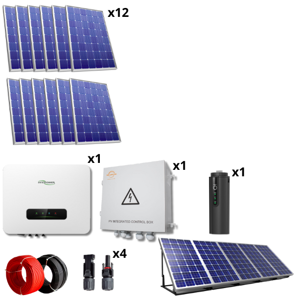 Kit Paneles Solares 6 kWh | LEDSBeSolar