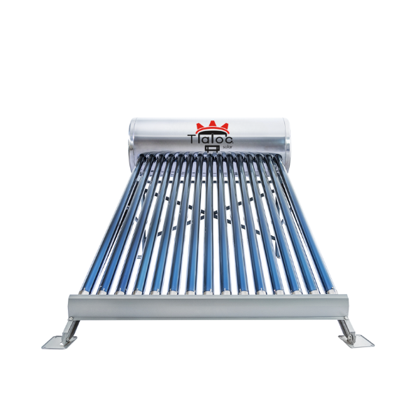 CALENTADOR SOLAR TLALOC 15 TUBOS 150 LITROS BAJA PRESIÓN 5 AÑOS DE GARANTÍA - LEDSBeSolar